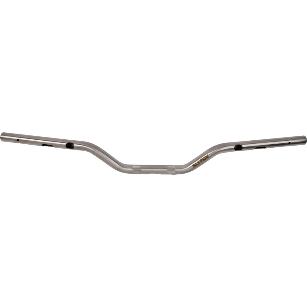 Slyfox 1″ Low Bend Handlebar Stainless Steel - Low Rise Motocross Style