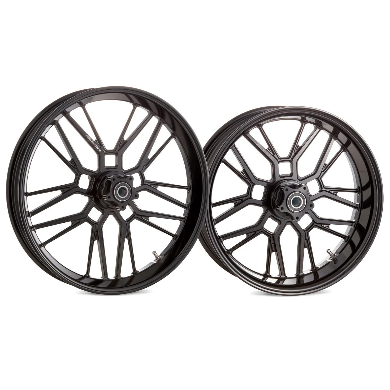 Arlen Ness Split Spoke Forged Wheels Black – Forged Alloy Harley Wheels
