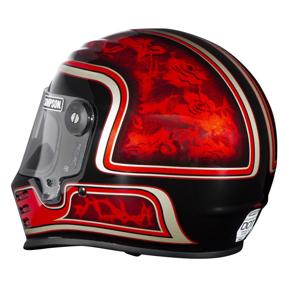 Simpson Outlaw Bandit 3 Helmet - 2026 Schultz Design - Get Lowered Cycles