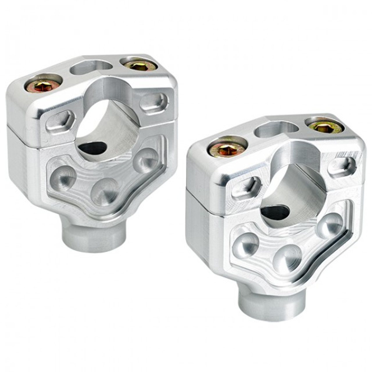 Joker Machine 2" Dual Handlebar Risers for Harley - Get Lowered Cycles