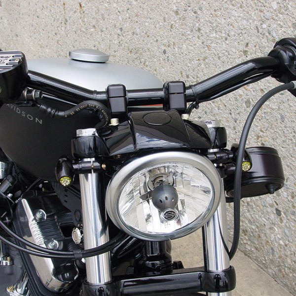 Joker Machine 2" Dual Handlebar Risers for Harley - Get Lowered Cycles