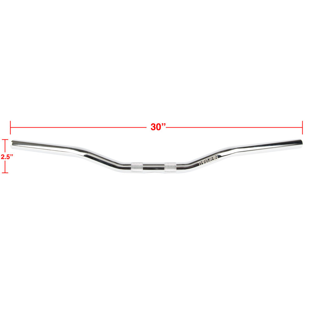 Thrashin Supply Low Bend Bars 1" Handlebars - Chrome - TSC-2702-3- Get ...