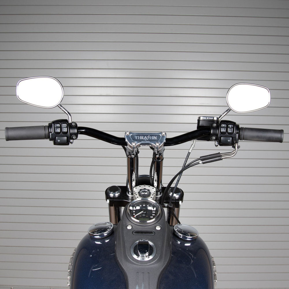 Thrashin Supply Low Bend Bars 1" Handlebars - Chrome - TSC-2702-3- Get ...