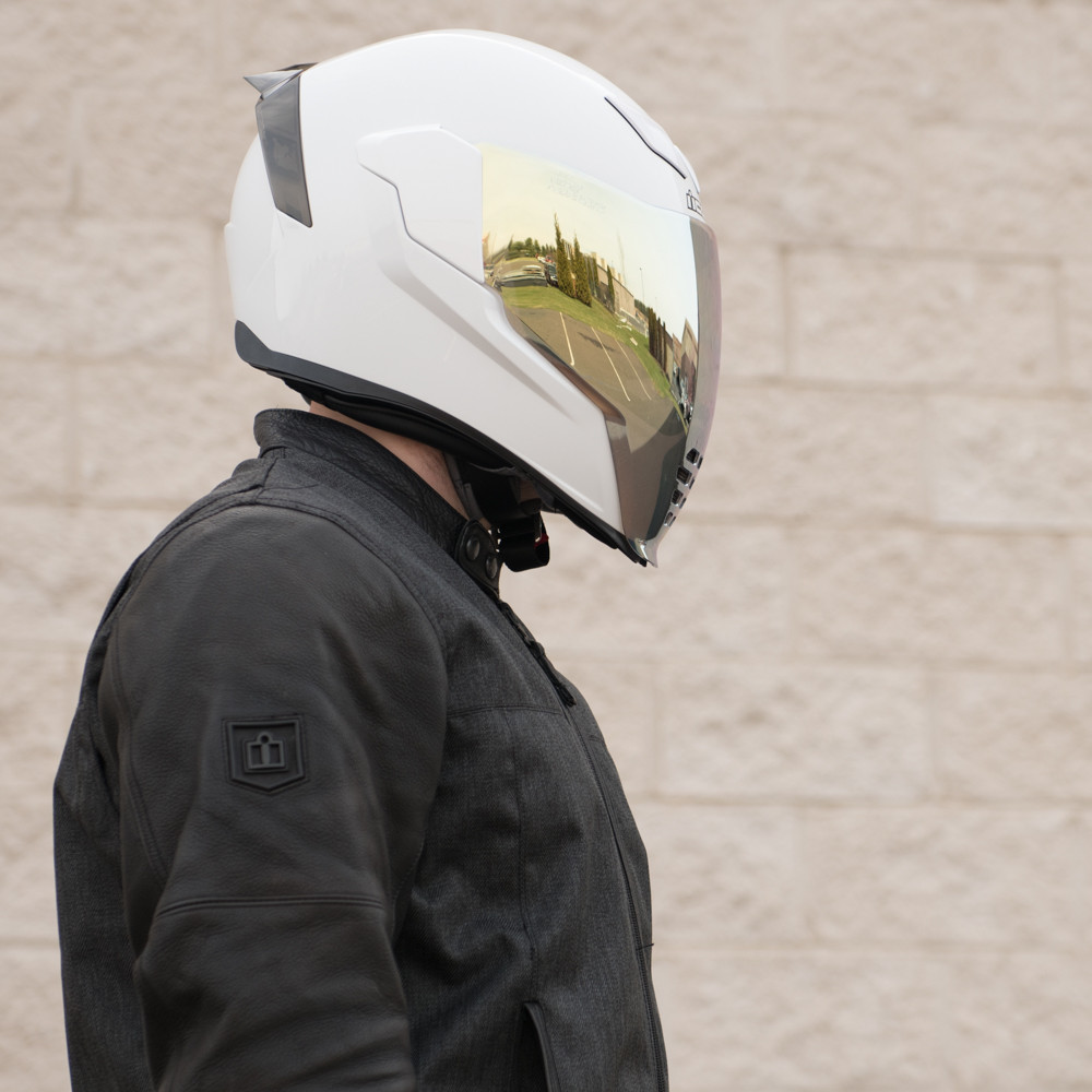 Icon Airflite RST Gold Motorcycle Face Shield - 0130-0781 - Get Lowered ...