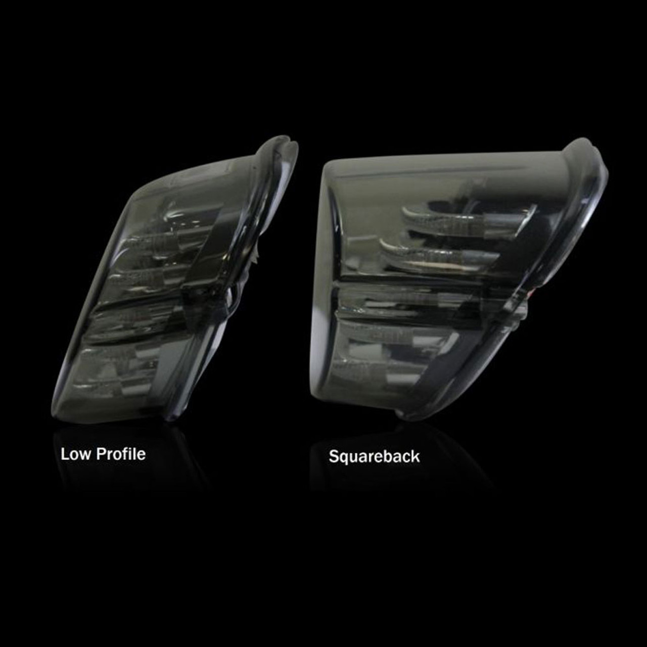 Custom Dynamics Probeam Squareback Led Tail Light For Harley Red