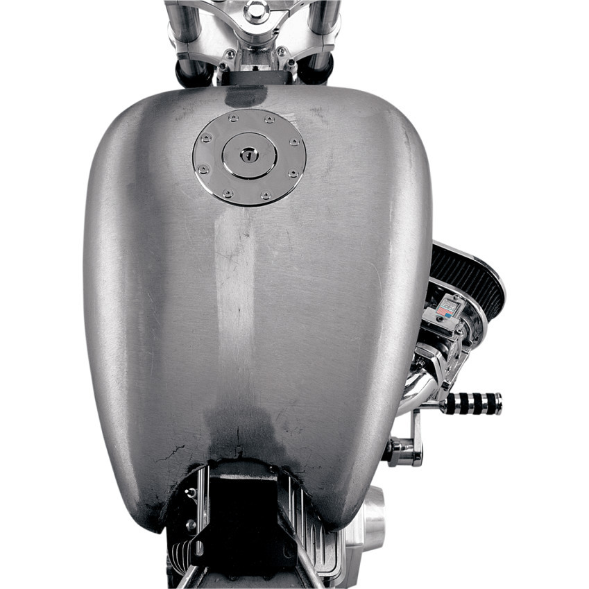 Drag Specialties One-Piece 2" Extended Gas Tank for Harley FXR - Dual ...