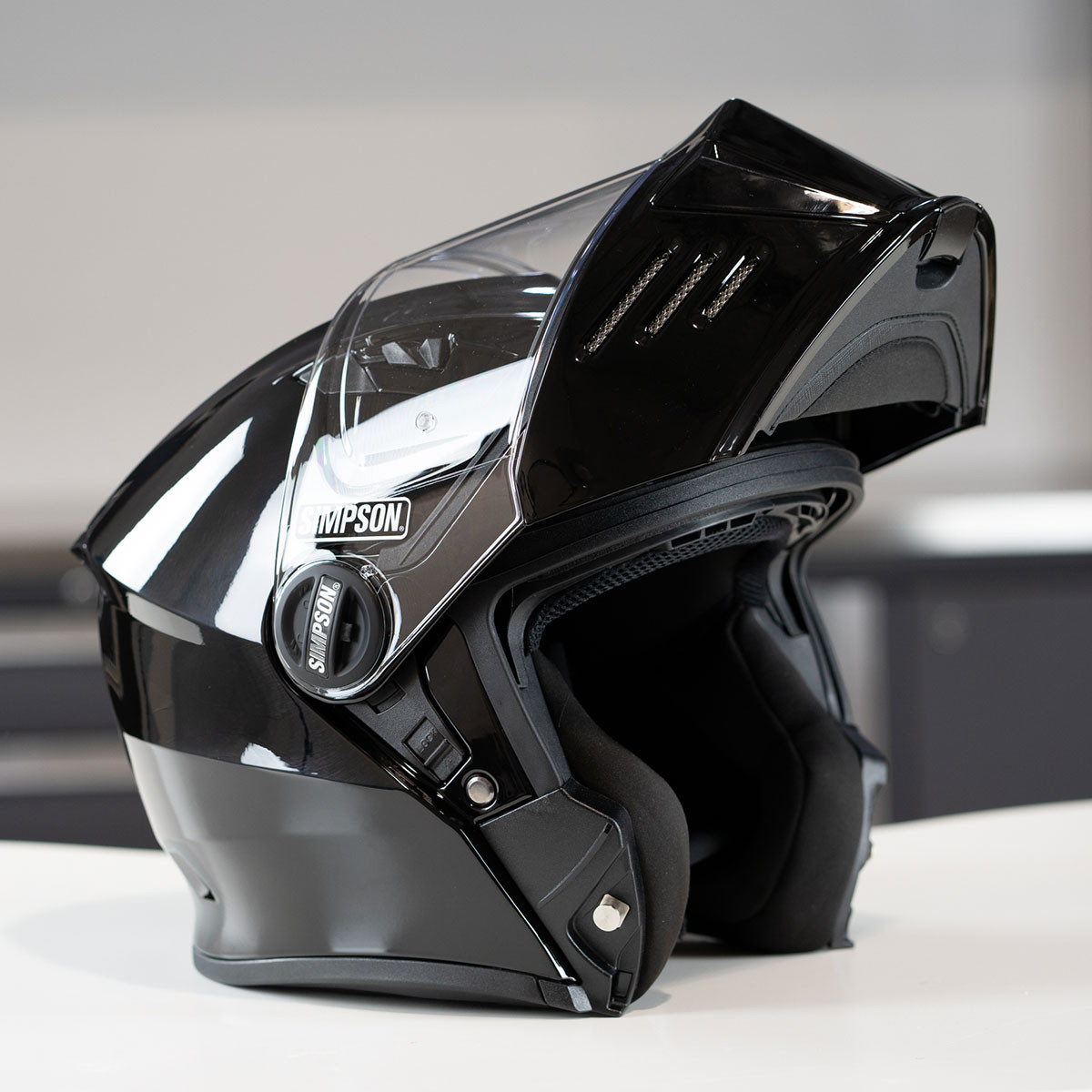 Simpson Ghost Bandit Motorcycle Helmet - Gloss Black - Get Lowered Cycles