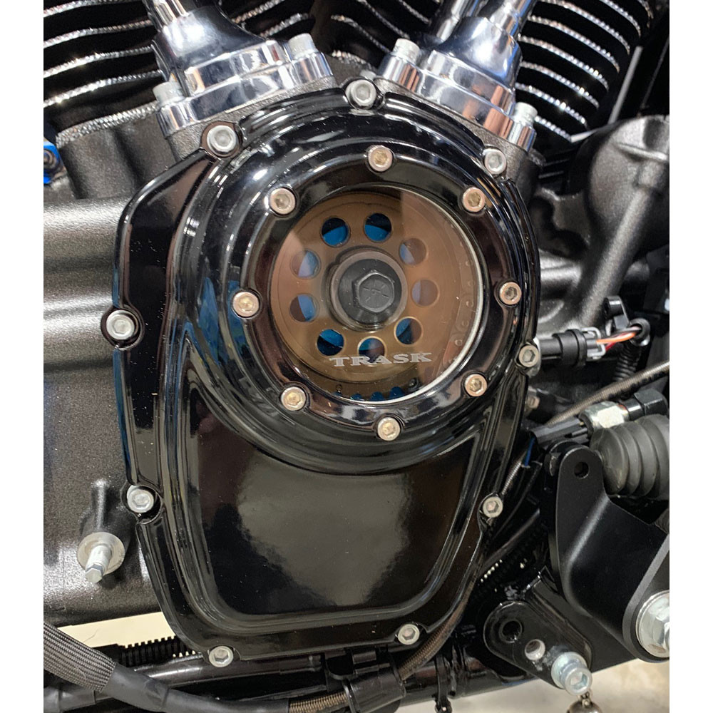 Trask Assault Series Cam Cover for 2017-2023 Harley M8 - Gloss Black ...