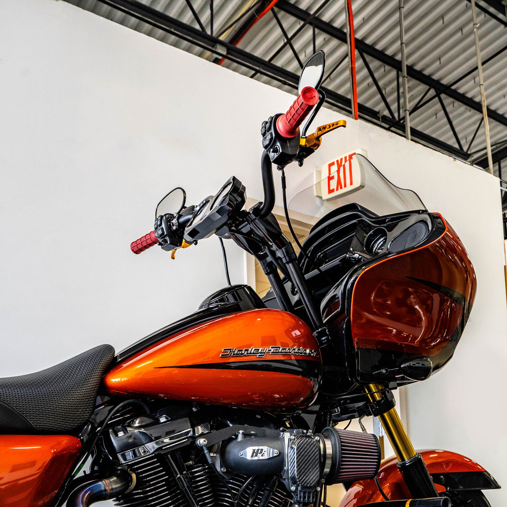 Kraus Kickback Isolated Handlebar Risers - Get Lowered Cycles