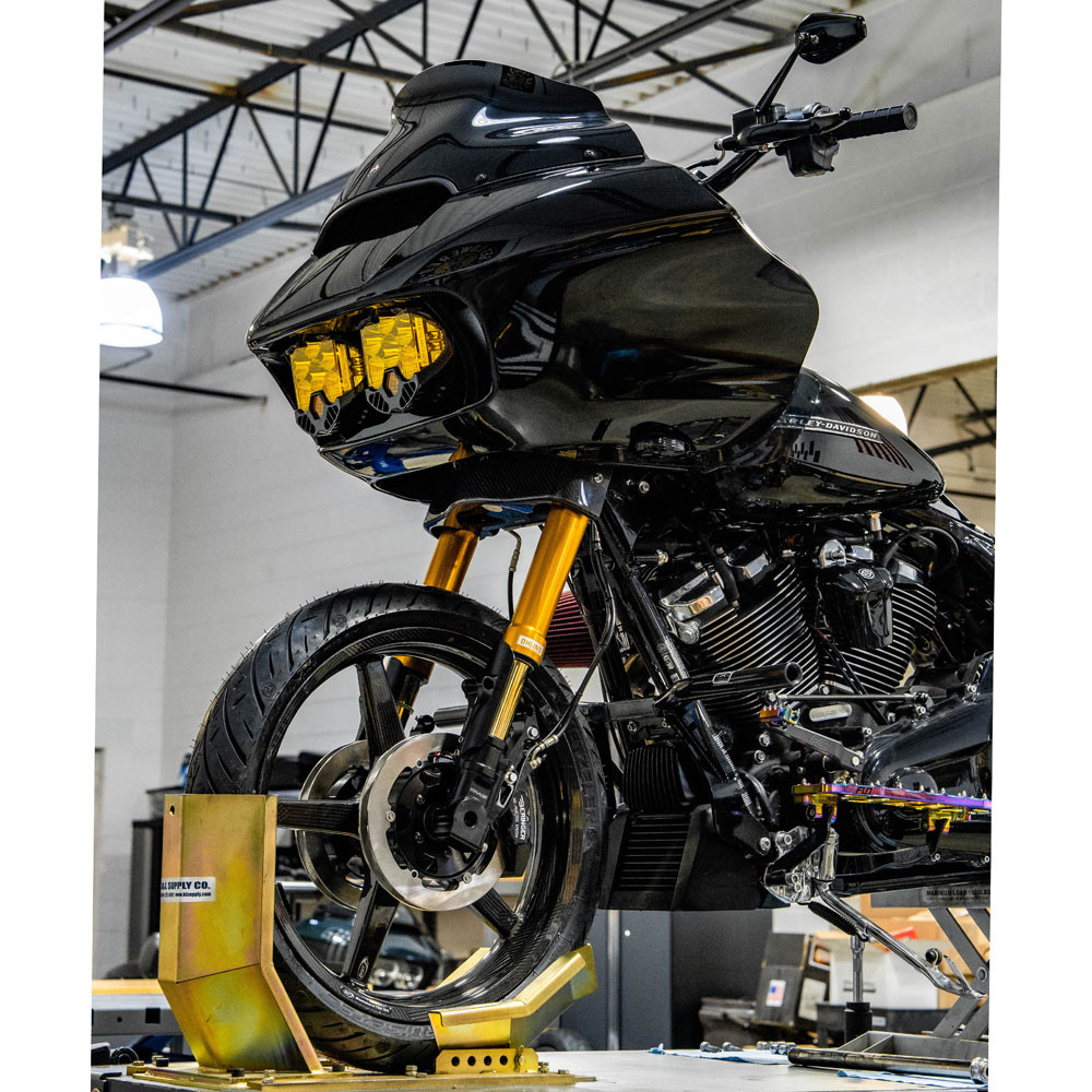 Kraus KR8 Inverted Front End Kit for Harley Touring - ST-IF-84-0-BB ...