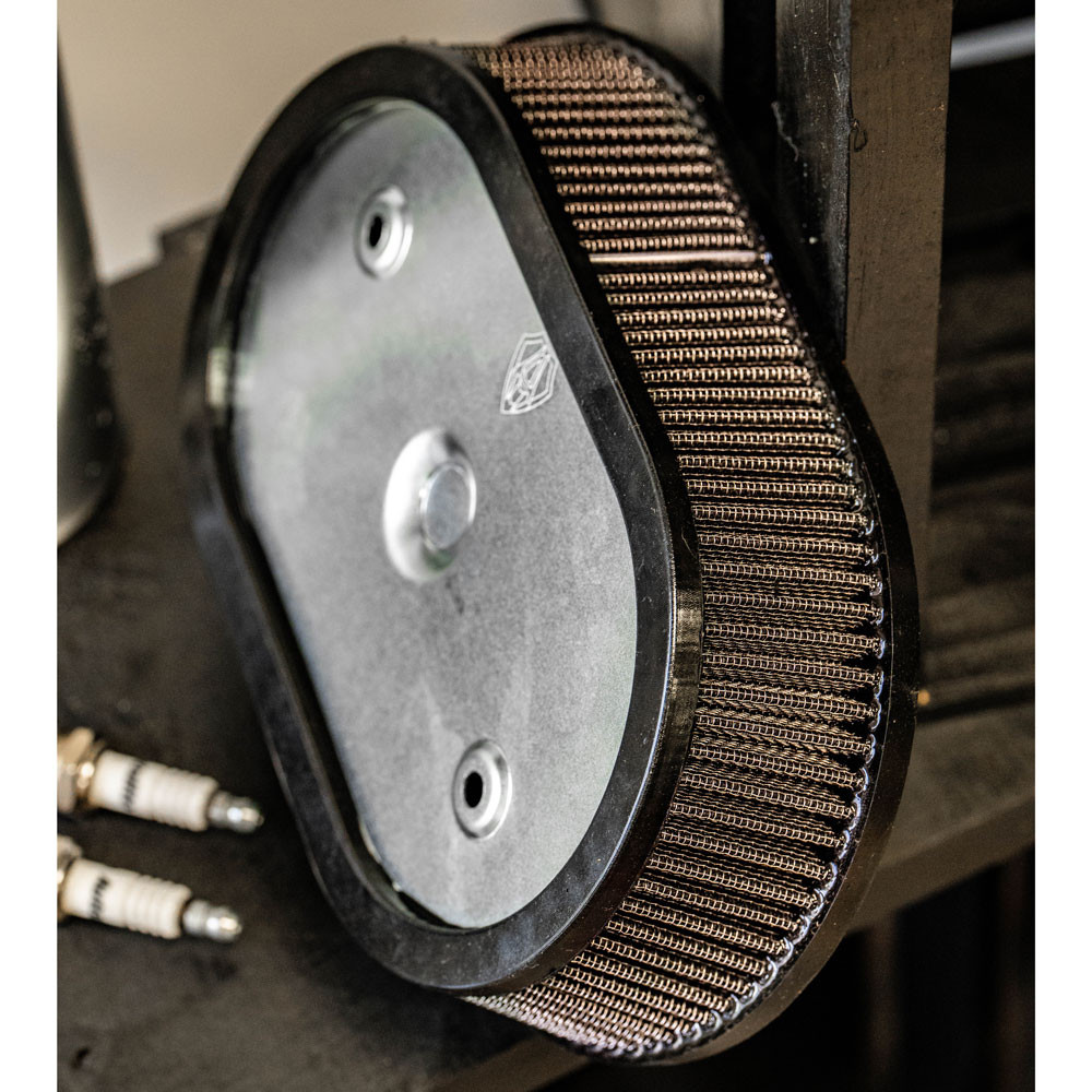 Arlen Ness Stock Upgrade Oval Air Filter for Harley M8 Oval Air ...