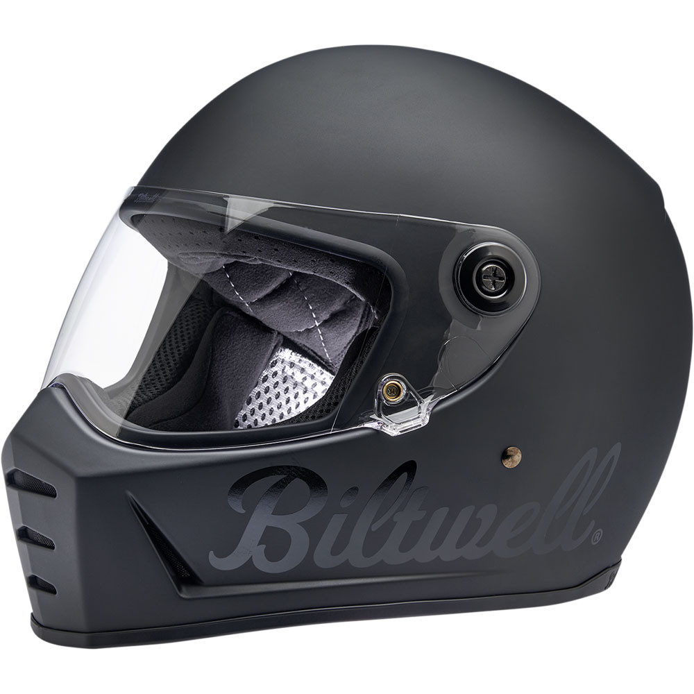 Biltwell Lane Splitter Helmet - Flat Black - Get Lowered Cycles
