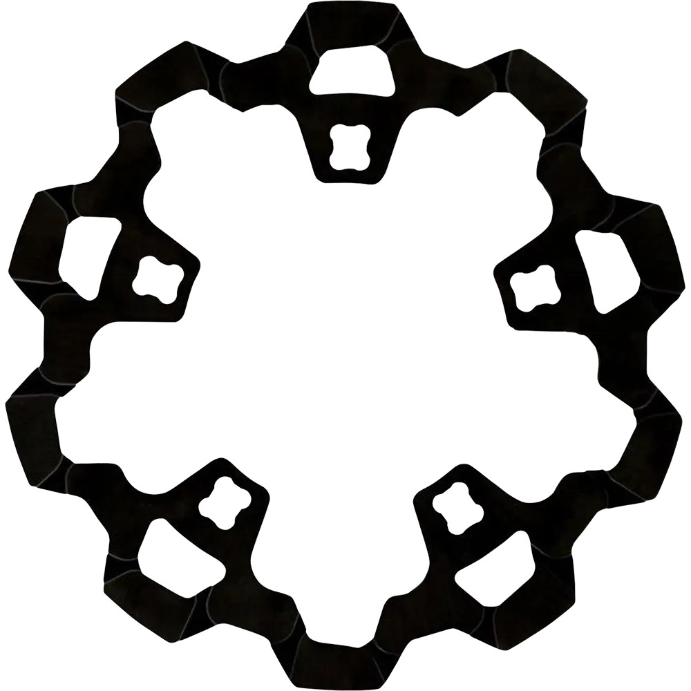 Lyndall Bow-Tie Cut 9-Spoke Rotor for Harley Models - Black - 4102-1133 ...