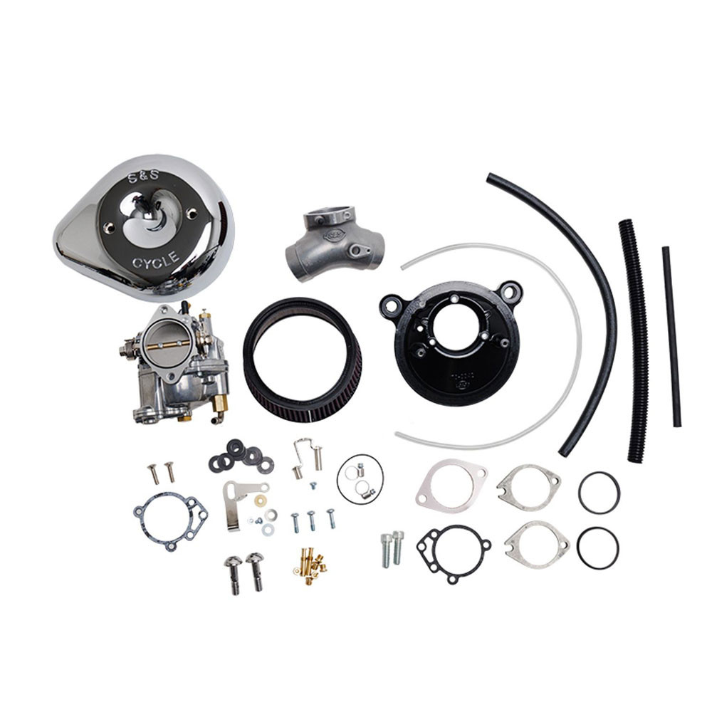 S&S Super E Carburetor & Stealth Air Cleaner Kit for 1999-2005 Harley ...