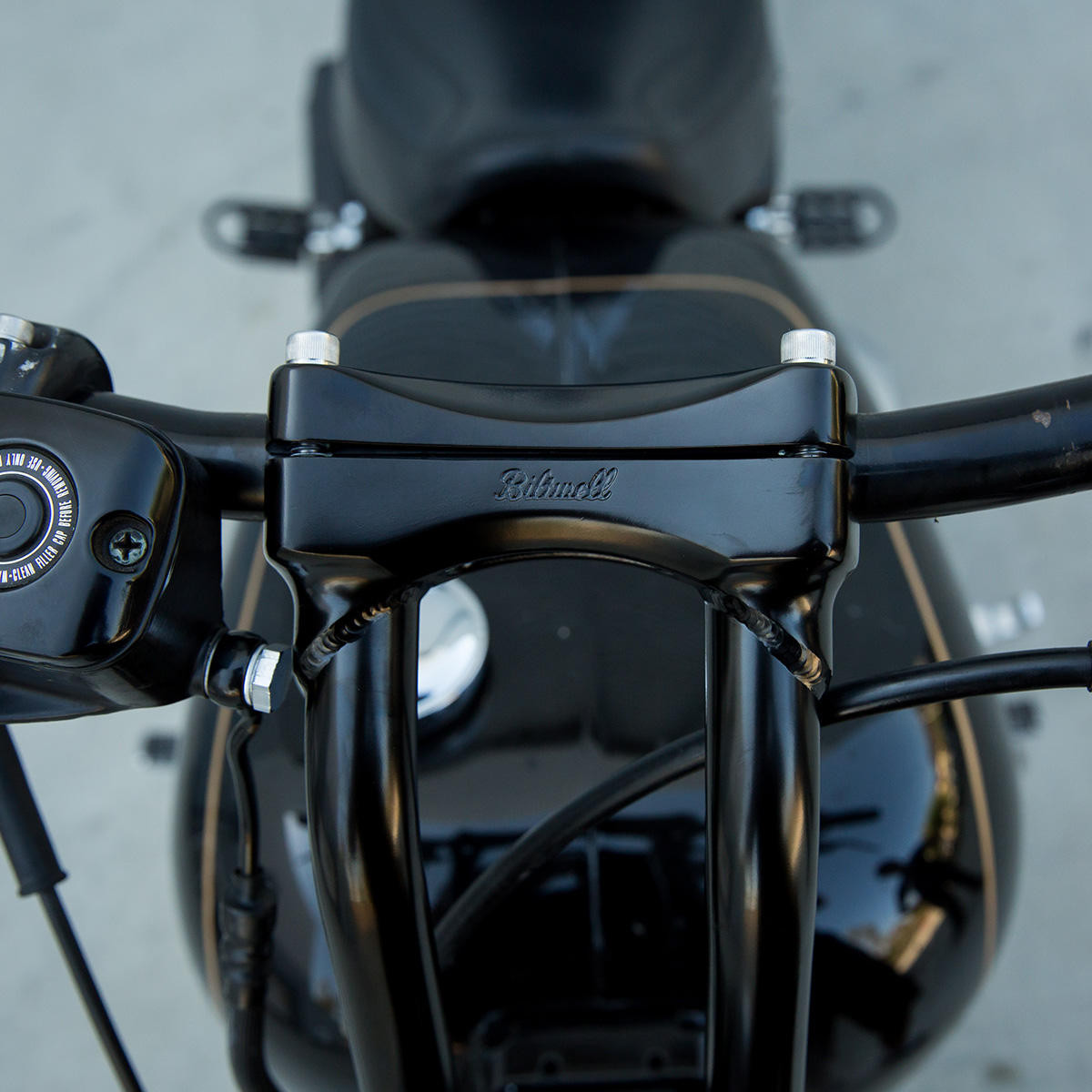 Biltwell 12" Murdock Pullback Risers - Black - MP-012-HD-BK - Get ...