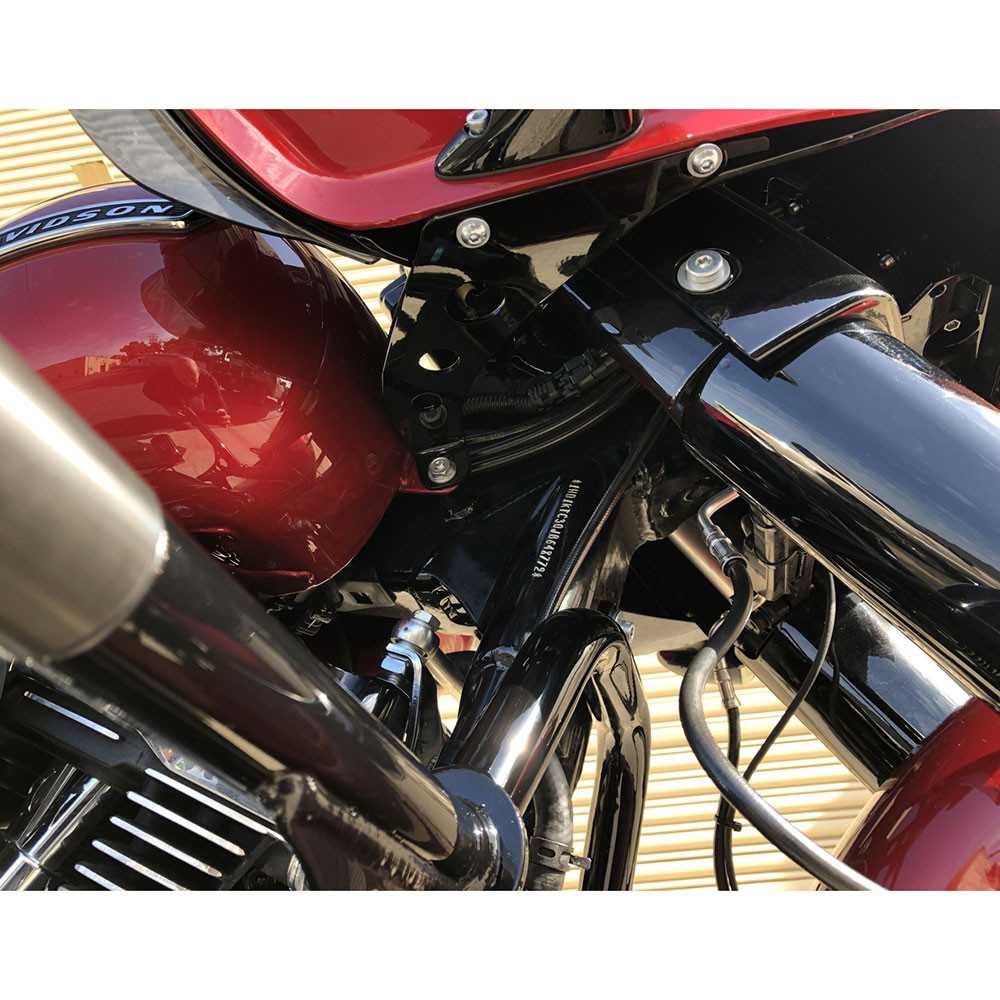 Bung King Fairing Bracket for Harley Road Glide - Get Lowered Cycles