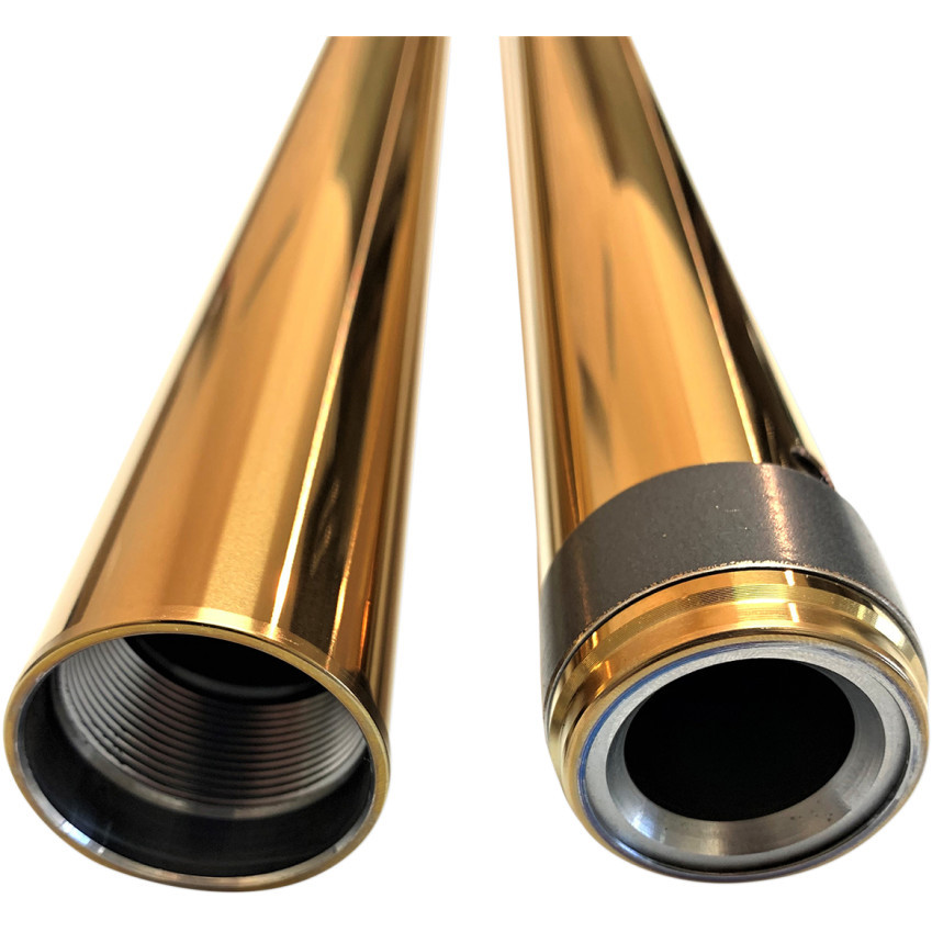 Pro-One 39mm Fork Tubes for Harley 24.25" - Gold - 105020G - Get ...