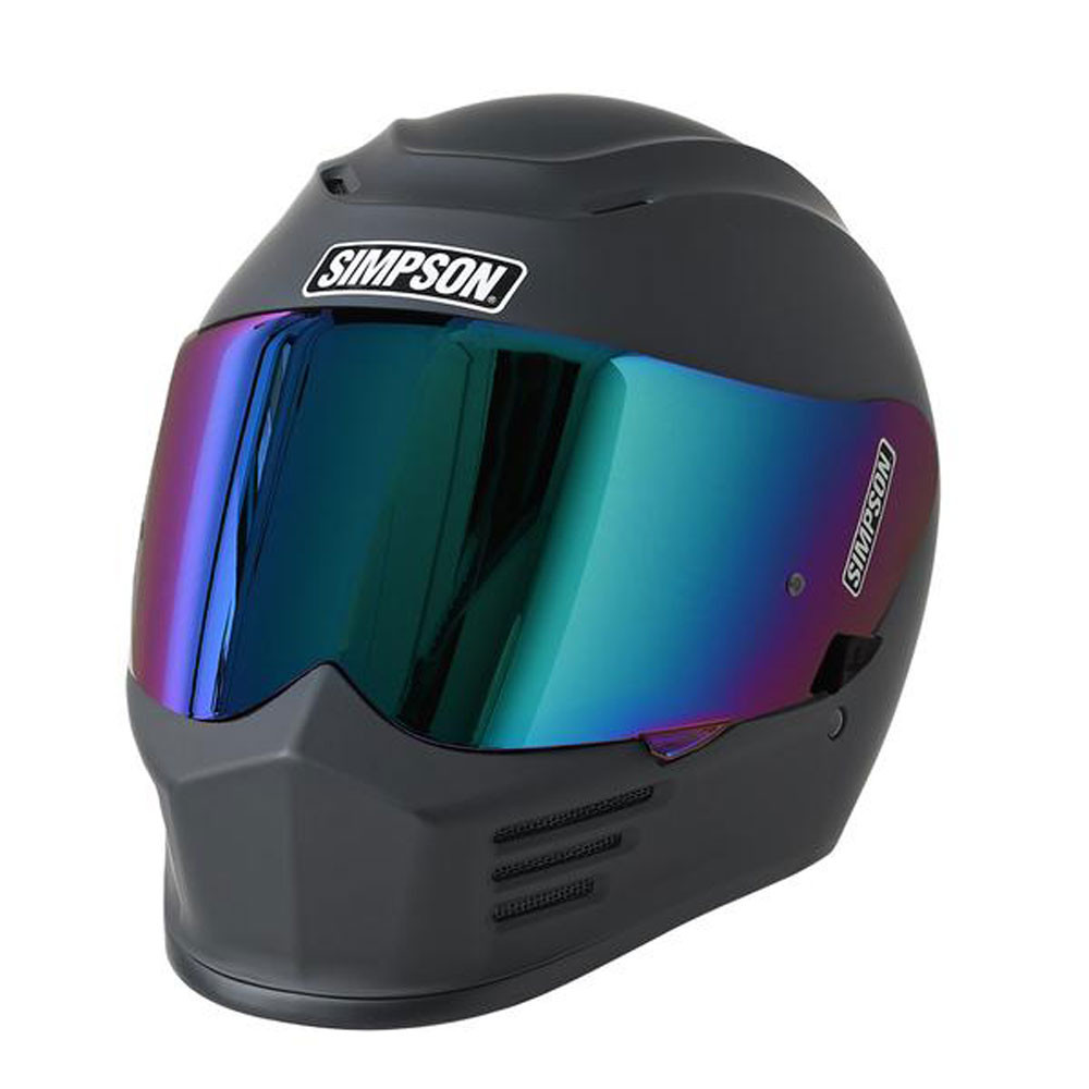 Simpson Ghost Bandit Helmet - Matte Black - Get Lowered Cycles