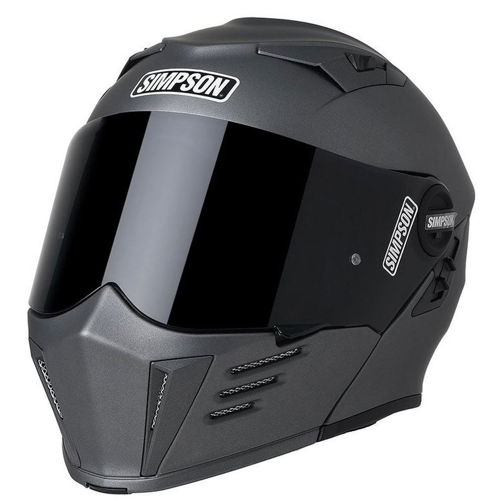 Simpson Flat Alloy Mod Bandit Modular Helmet - Get Lowered Cycles