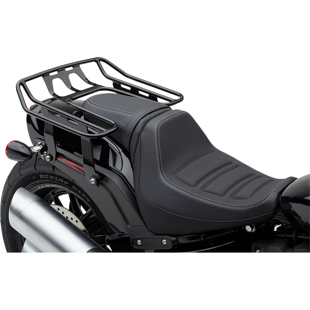 Cobra Black Big Ass Detachable Solo Luggage Rack for 2018-2020 Harley ...