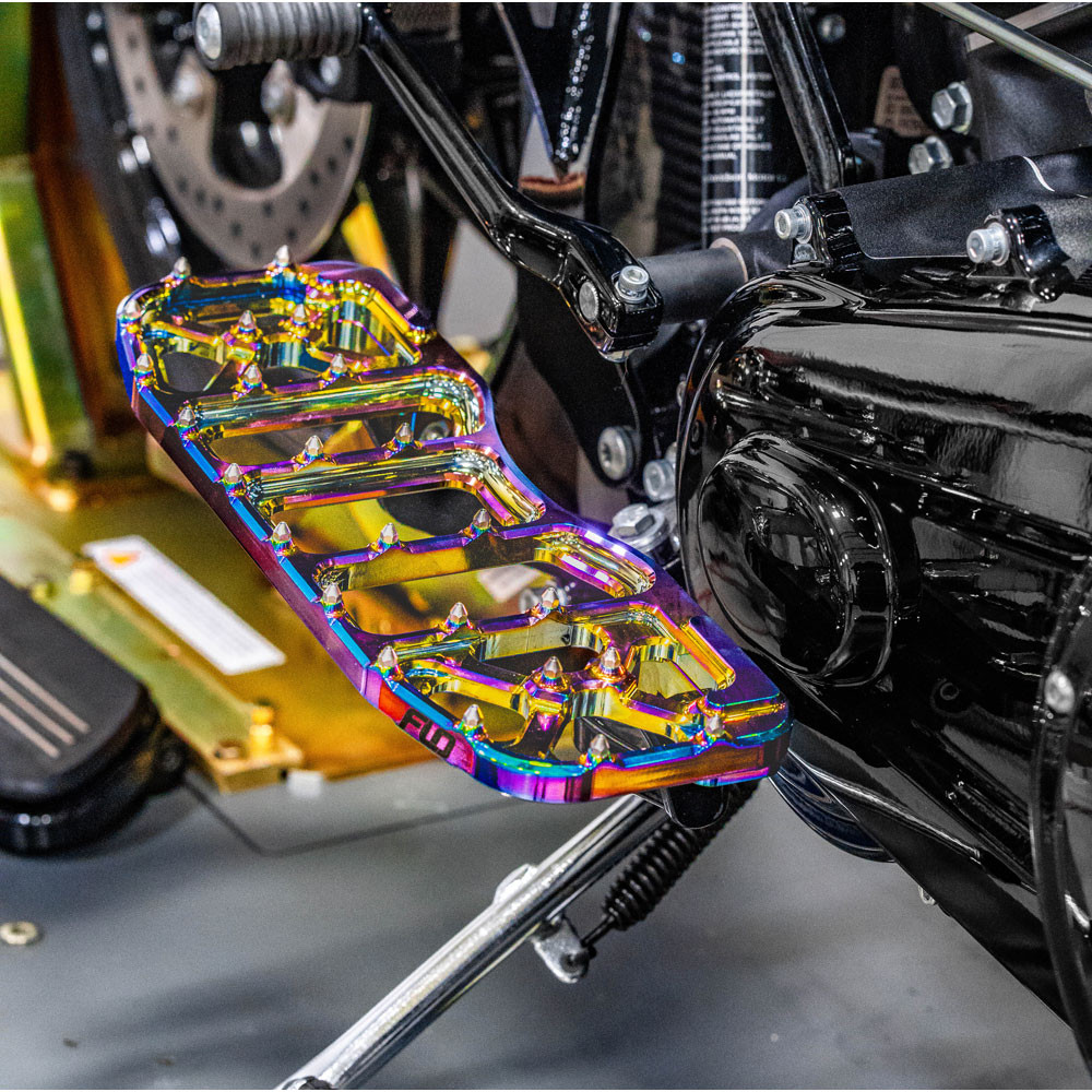 Flo Motorsports V5 Bagger Floor Boards for Harley Touring - Jet Fuel ...