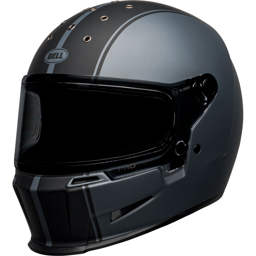 Bell Eliminator Helmet - Rally Matte Gray/Black - Get Lowered Cycles