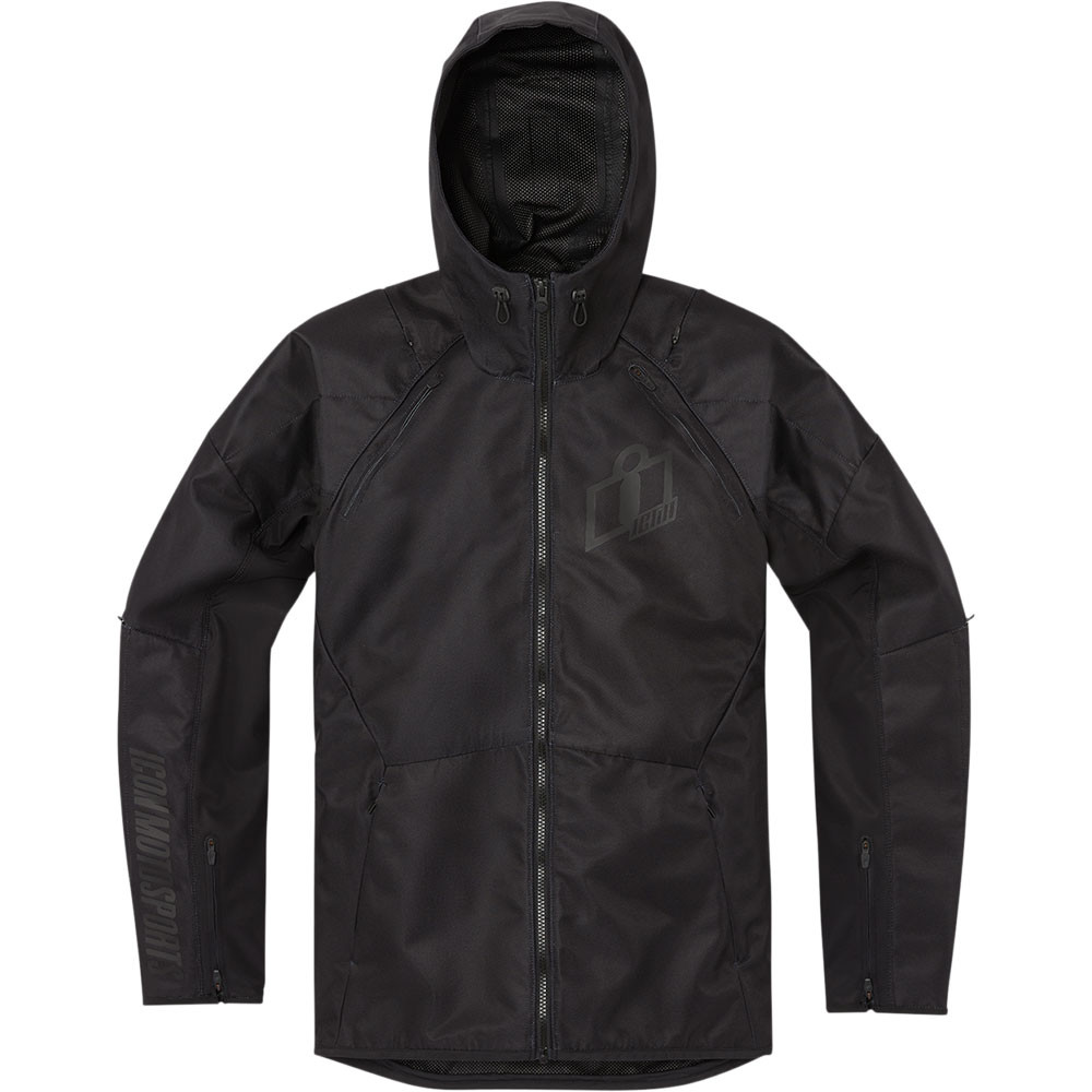 Icon Mesh AF Black Motorcycle Jacket - Get Lowered Cycles