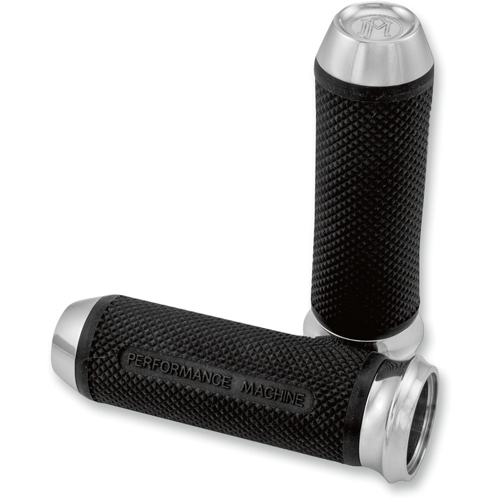 Performance Machine Elite Grips for Harley Electronic Throttle - Chrome ...