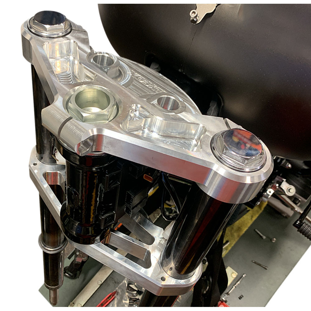 Slyfox 49mm Triple Trees for 2014-2023 Harley Touring - Raw - SF1000-1 ...