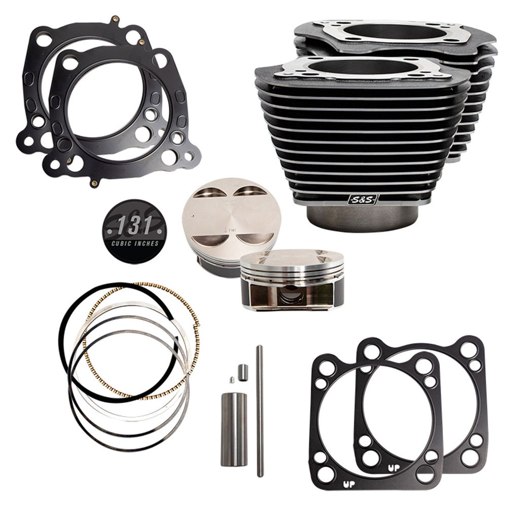 S&S 4-5/8" Stroke Flywheel with Full Width Rods and balancer gear for ...