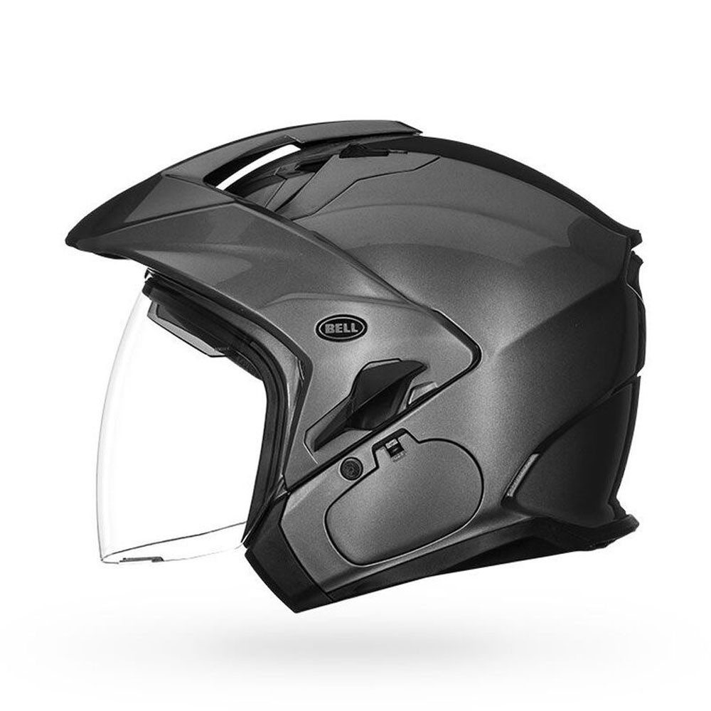 Bell Mag-9 Motorcycle Helmet - Gloss Titanium - Get Lowered Cycles