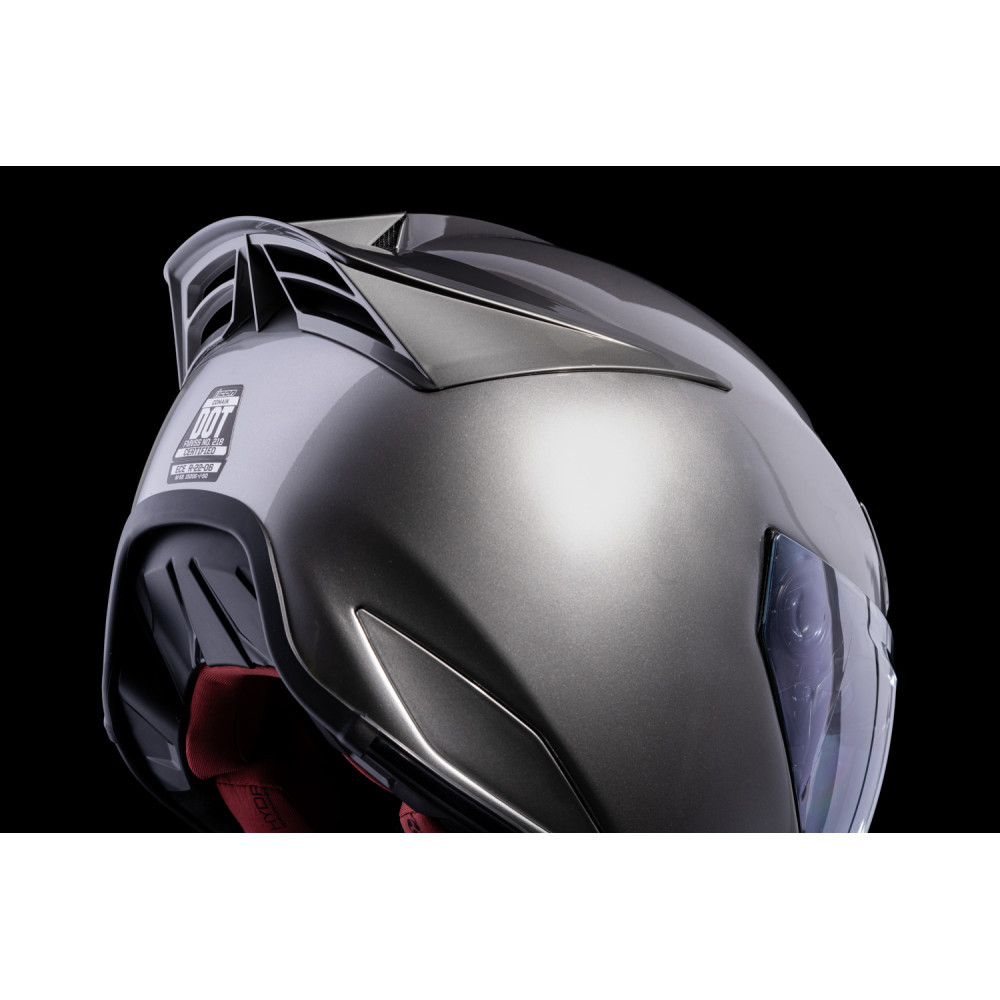 Icon Domain Cornelius Helmet - Silver - Get Lowered Cycles