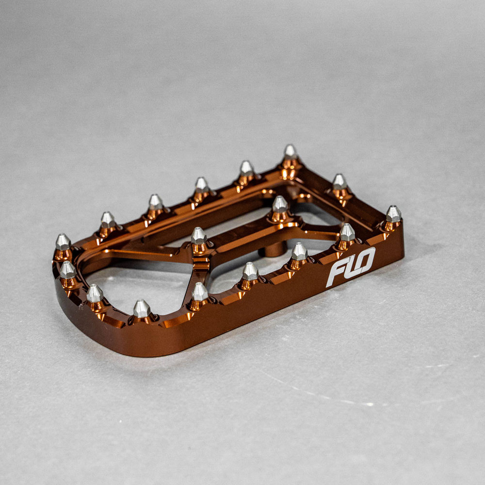 Flo Motorsports V5 Bagger Floor Boards for Harley Touring - Bronze ...