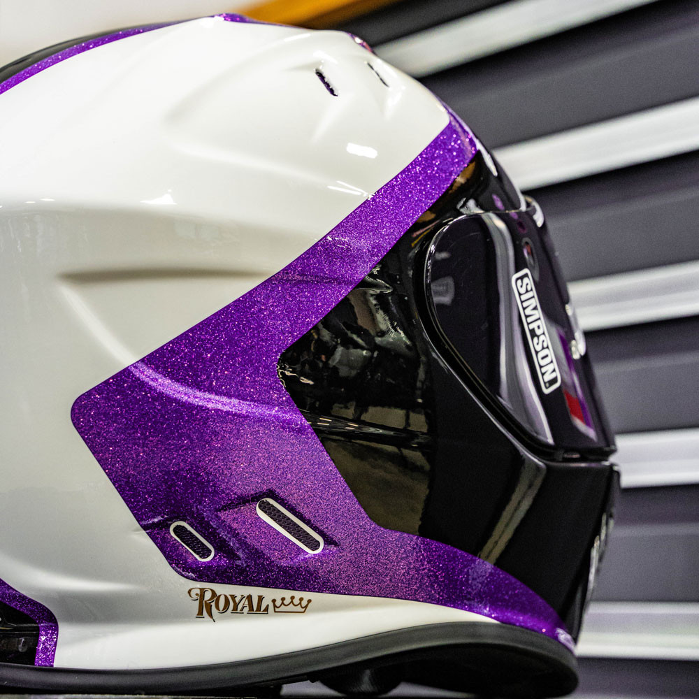 Simpson Ghost Bandit Motorcycle Helmet - Royal - Get Lowered Cycles