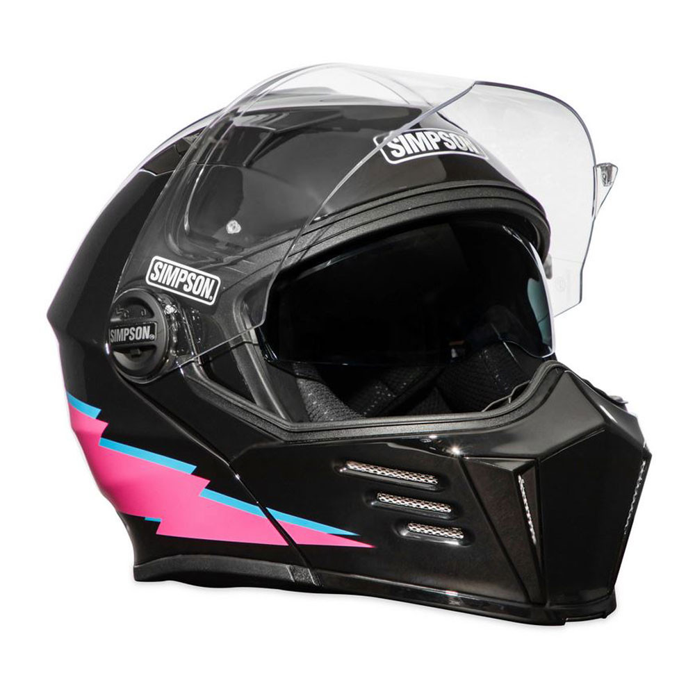 Simpson Mod Bandit Modular Helmet - Radical - Get Lowered Cycles