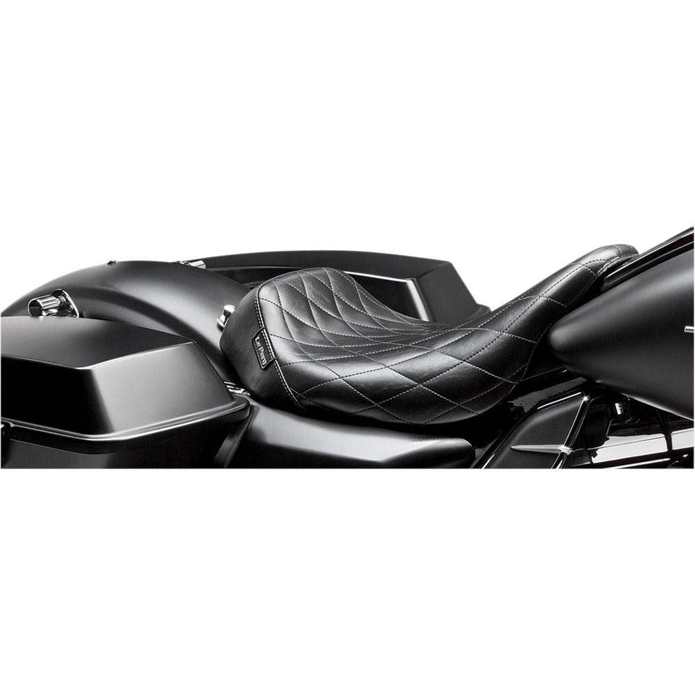 LePera Bare Bones Diamond Stitch Solo Seat for 2008-2023 Harley Touring ...