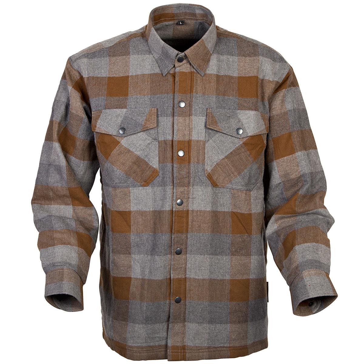 Scorpion Covert Black/Brown/Grey Moto Flannel Motorcycle Shirt - Get ...