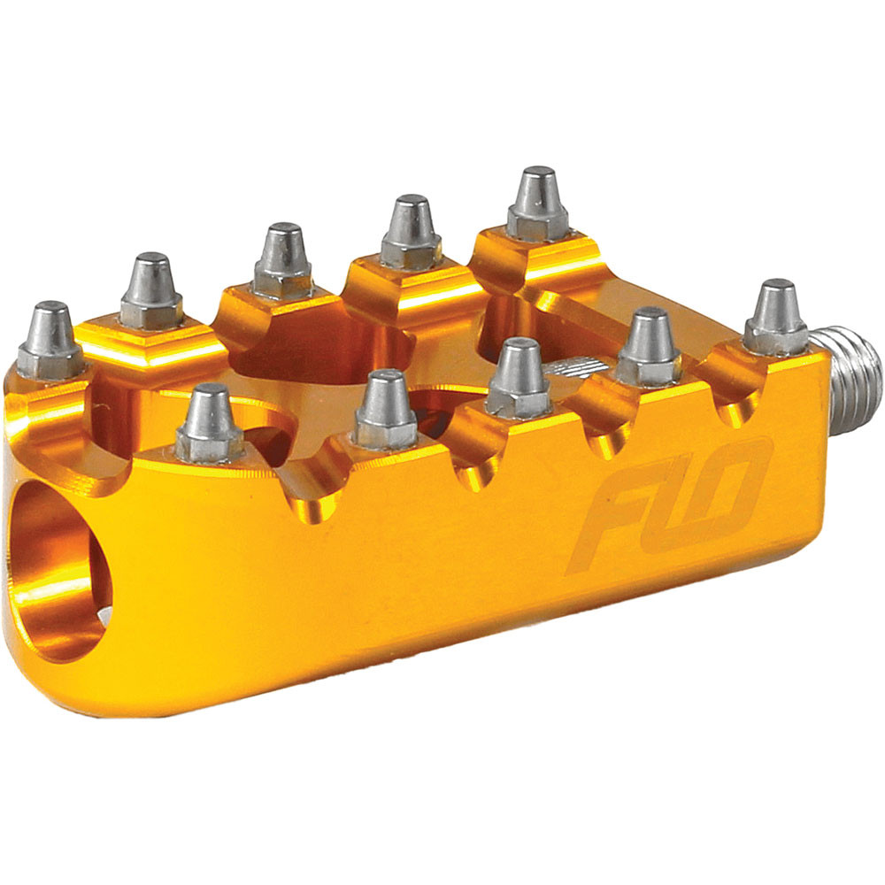 Flo Motorsports V5 Bagger Floor Boards for Harley Touring - Gold - FPEG ...