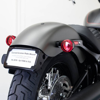 Bung King License Plate Relocation Kit for 2018-Up Harley Fat Bob ...