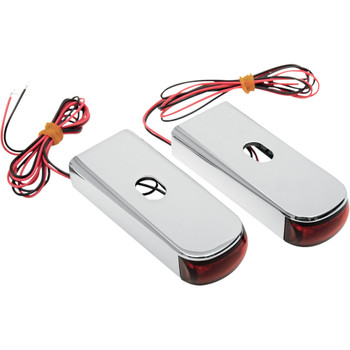 Alloy Art Fender Strut LED Marker Lights for 2006-2017 Harley Dyna ...