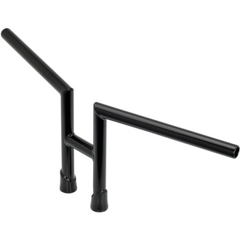Biltwell 1" Window Bars Handlebars - Black - Get Lowered Cycles