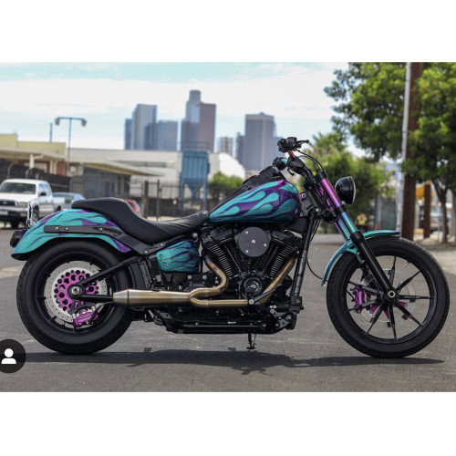 Kraus Kickback Isolated Handlebar Risers - Get Lowered Cycles