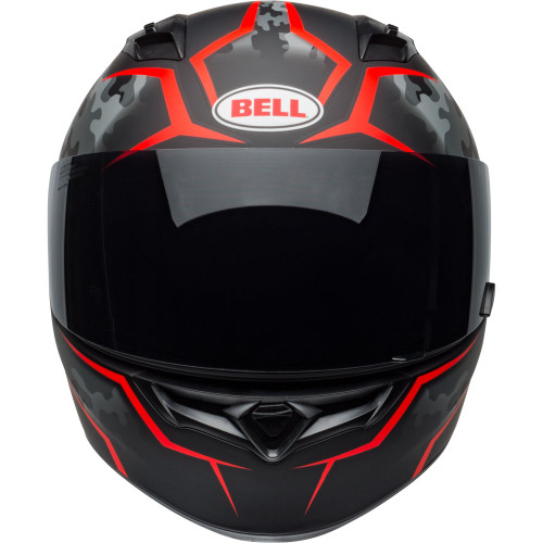Bell Qualifier Stealth Camo Helmet - Matte Black/Red - Get Lowered Cycles