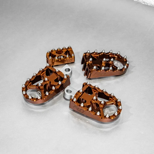 Flo Motorsports Moto Style Foot Pegs for Harley - Bronze - Get Lowered ...