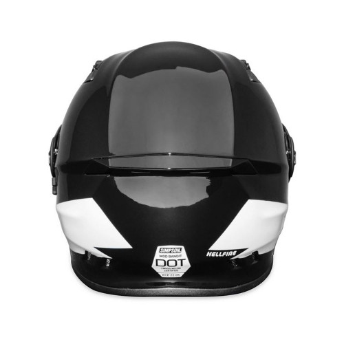 Simpson Mod Bandit Modular Helmet - Hellfire - Get Lowered Cycles