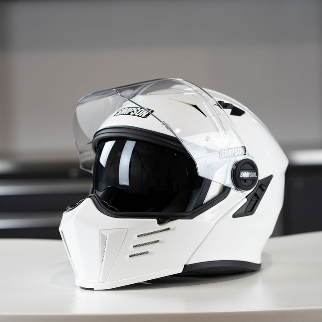 Simpson Carbon Fiber Mod Bandit Modular Helmet - Get Lowered Cycles
