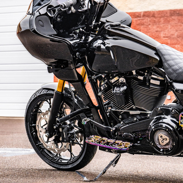 Original Garage OG Shorty Bagger Carbon Fiber Fender for Harley Touring ...