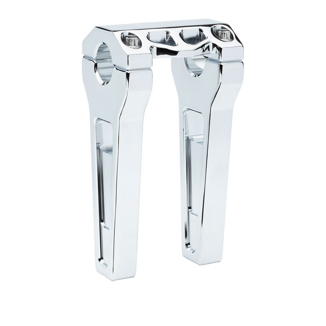 LA Choppers 8" Straight Performance Riser & Top Clamp - Chrome - LA ...