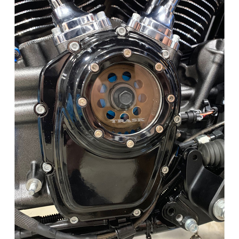 Trask Assault Series Cam Cover for 2017-2023 Harley M8 - Gloss Black ...
