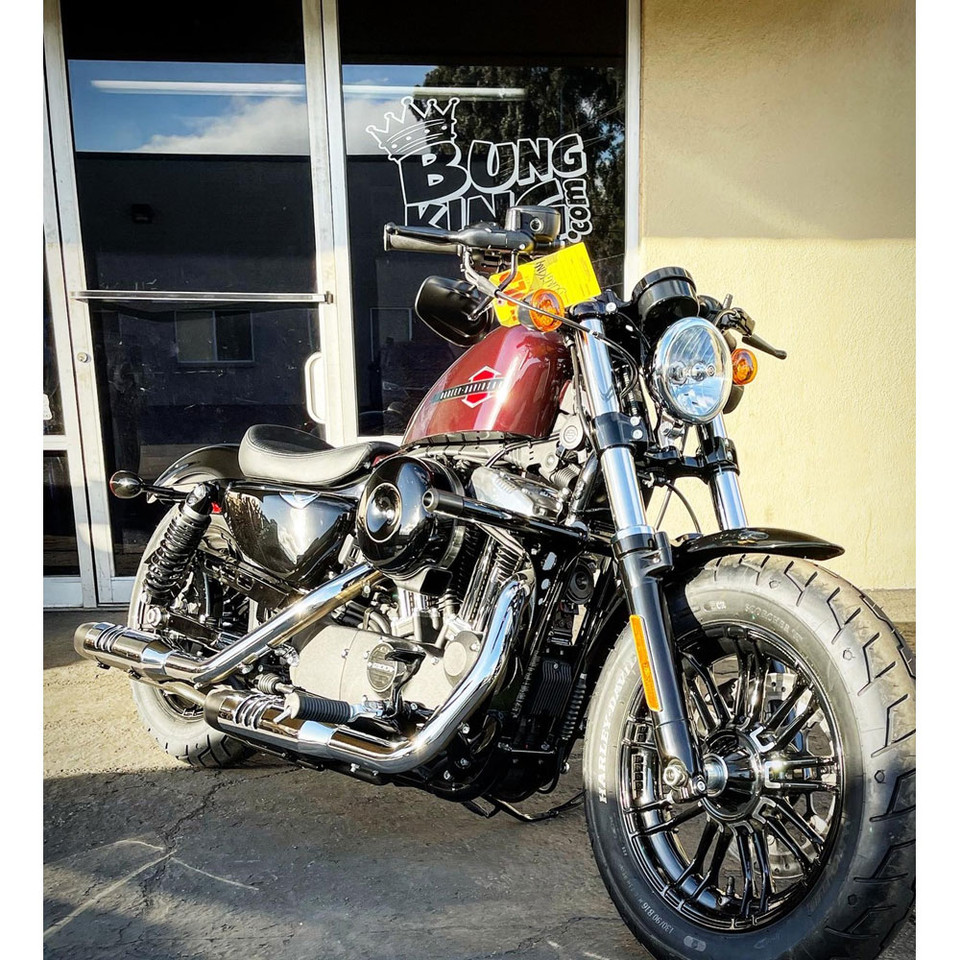 Bung King Crash Bars and Harley Products - Get Lowered Cycles